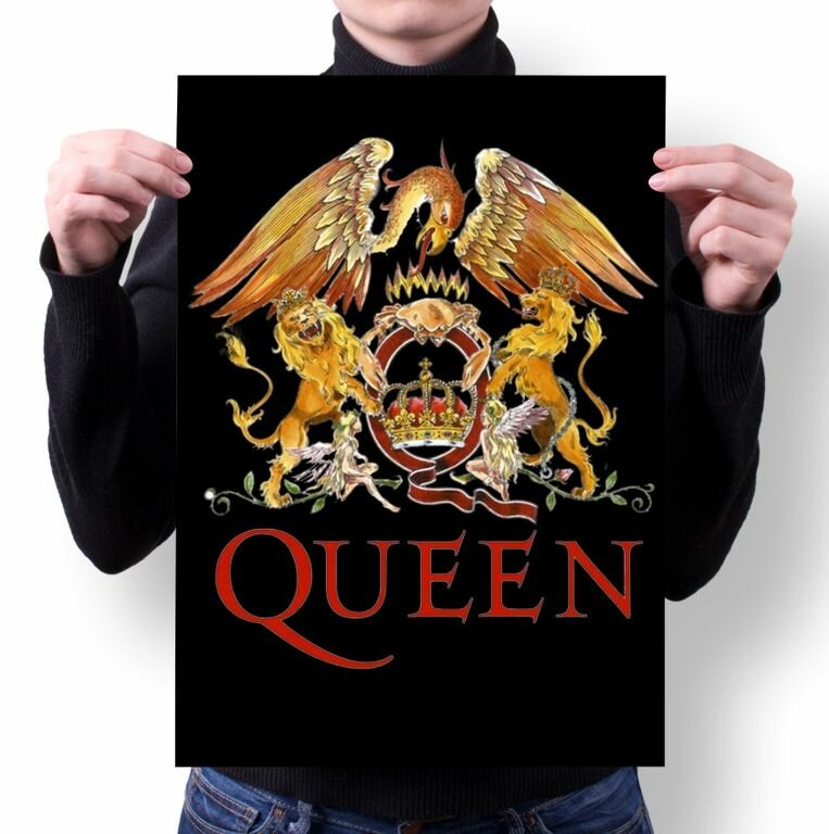 Плакат Queen, Куин №2, А4 (29-21 см)