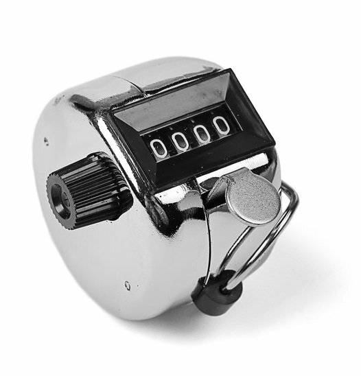 Ручной механический счётчик "Кликер" из металла