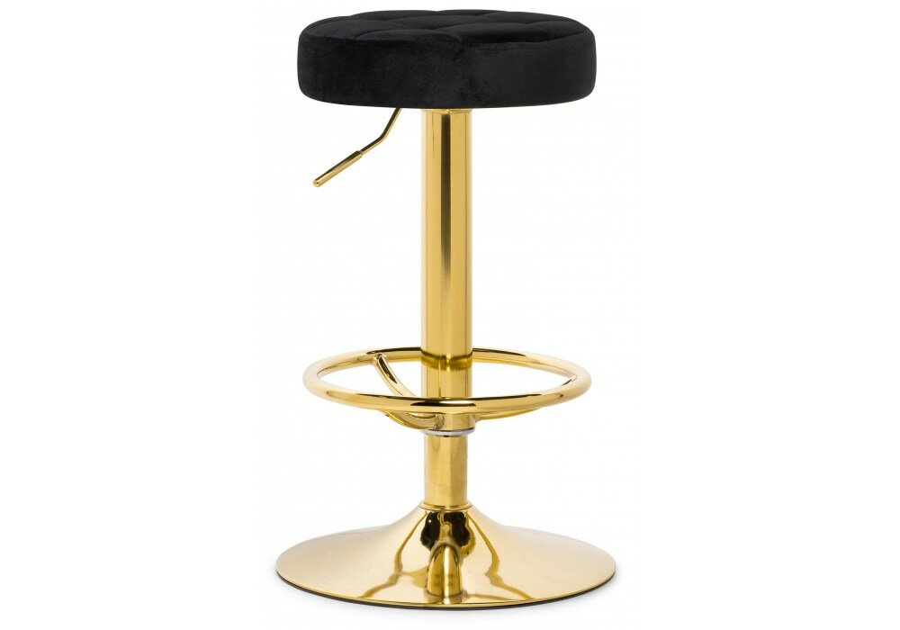 Барный стул Woodville Барный стул Marun black / gold - комплект из 2 шт