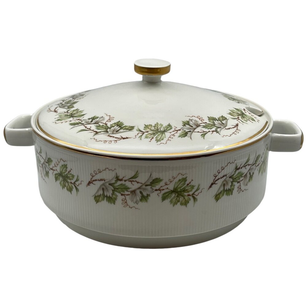 Супница "Виноградная лоза", 3 л, 1964-1990 гг, фарфор, Chodziez, Польша