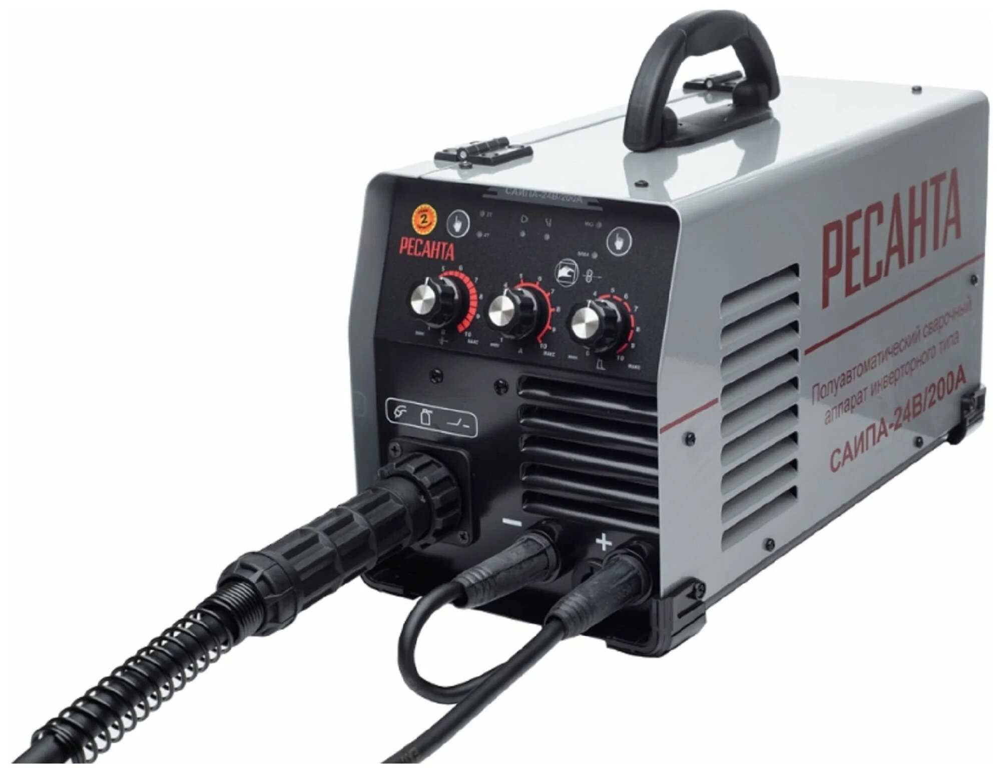 Сварочный полуавтомат Ресанта Саипа-24в/200а инвертор Mig-mag 6.9кВт 65/110