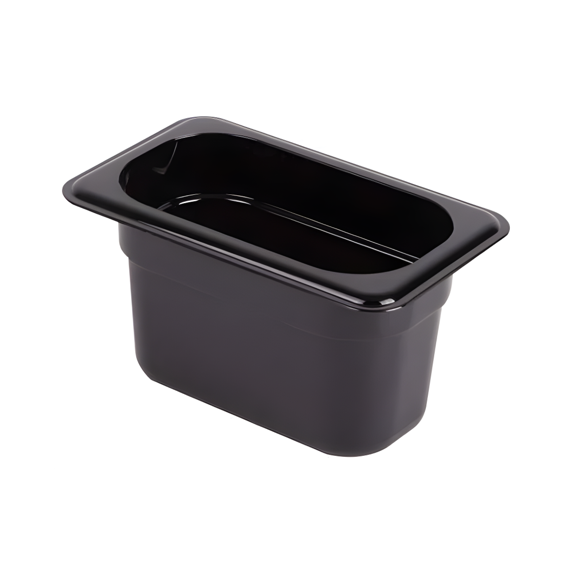 Гастроемкость GASTROMIX GN1/9-100 из полипропилена, черная, 108x176x100 мм, 8 шт