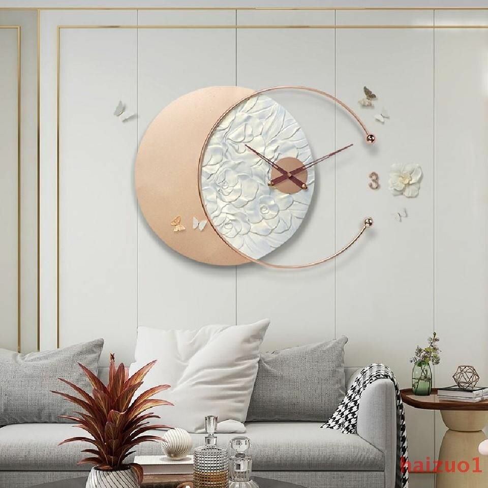 Часы настенные бесшумные/часы из эпоксидной смолы настенные,65*50CM