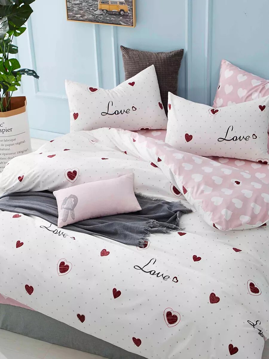 Постельное белье 2 спальное наволочки 50х70 Novella