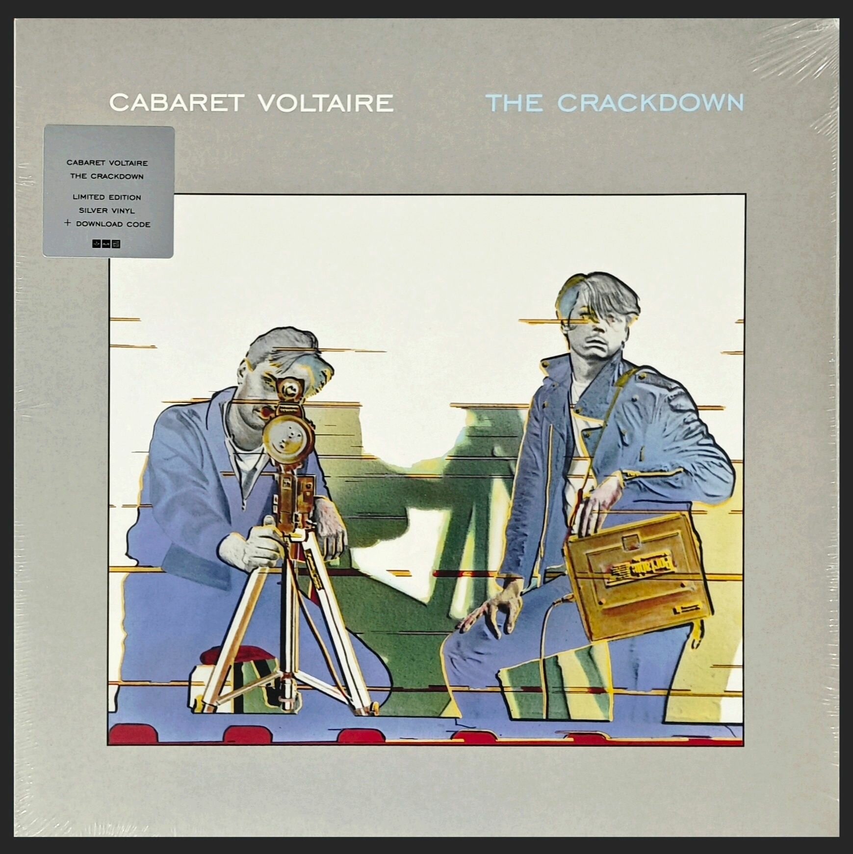 Виниловая пластинка Cabaret Voltaire - The Crackdown (LP, 2022, Mute) silver/grey vinyl