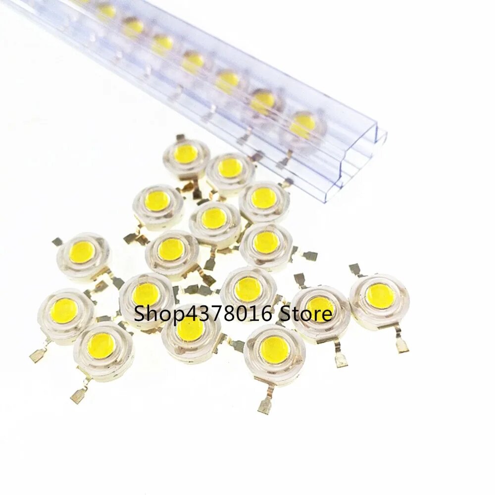 Светодиодные чипы теплый белый 1W 3W 10PCS