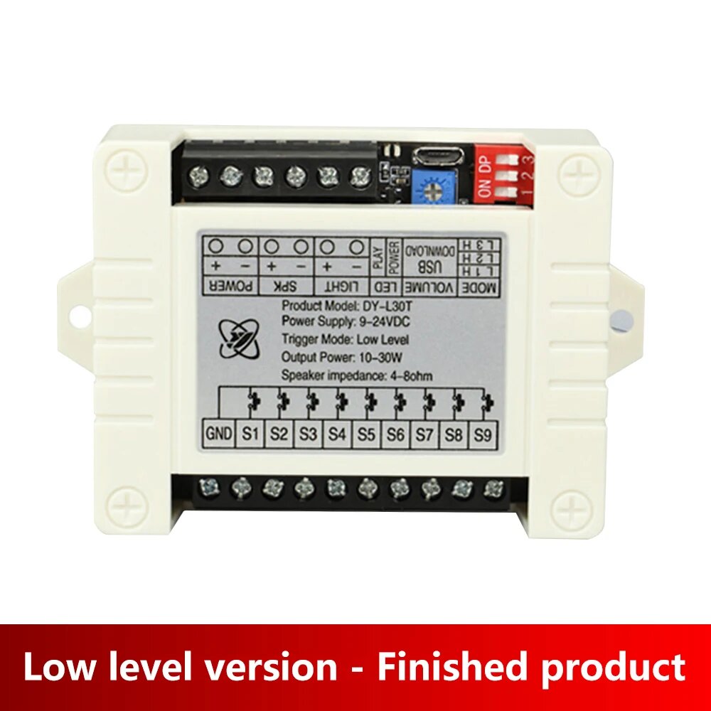 Aideepen Голосовой датчик вещания MP3 модуль L30TK with Case