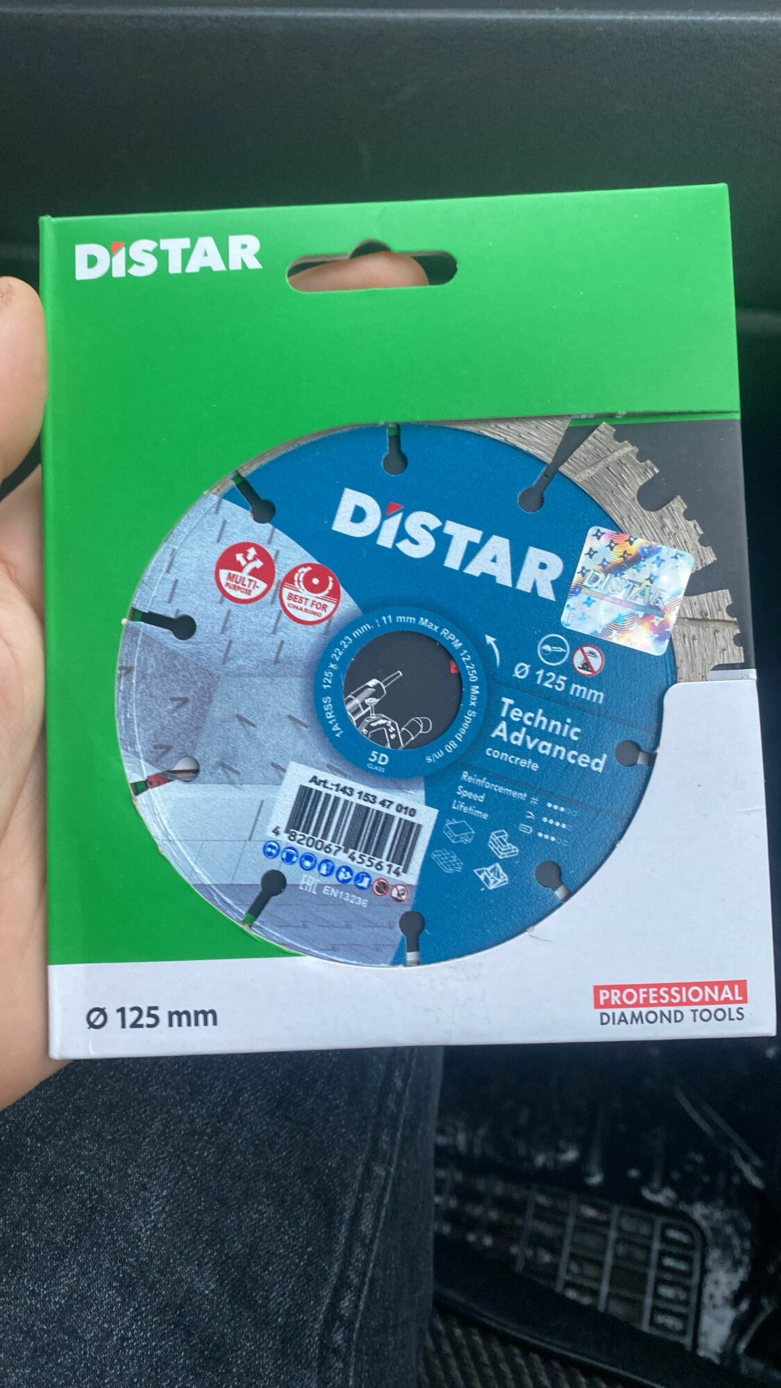 Диск алмазный для армированный бетоны Distar technic Advanced