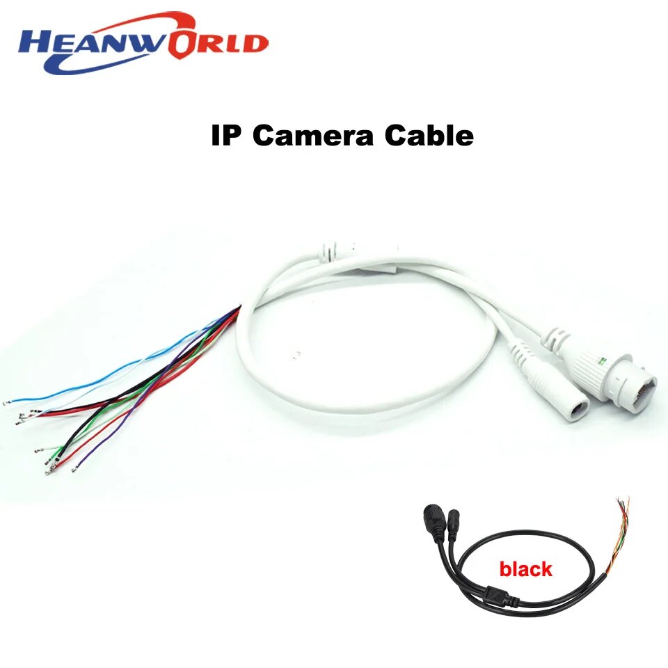 Heanworld Кабель для IP-камеры RJ45 12В white color