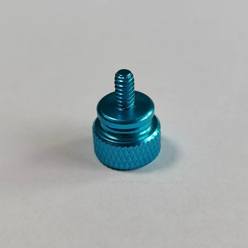 Анодированные алюминиевые винты 6-32*6 для боковых панелей корпусов ПК Lake blue