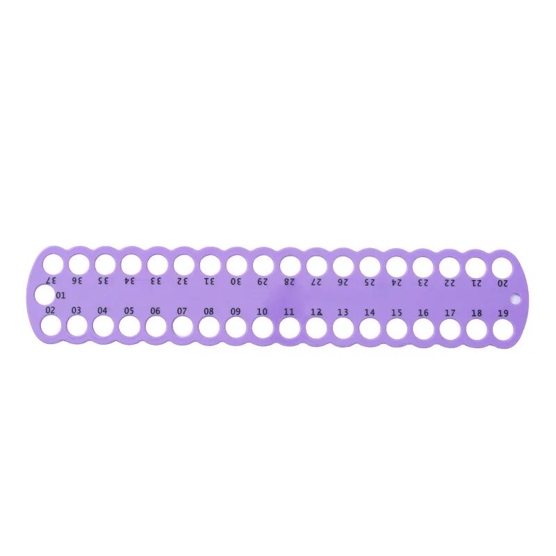 Пластиковый органайзер для вышивки, 37 отверстий, purple