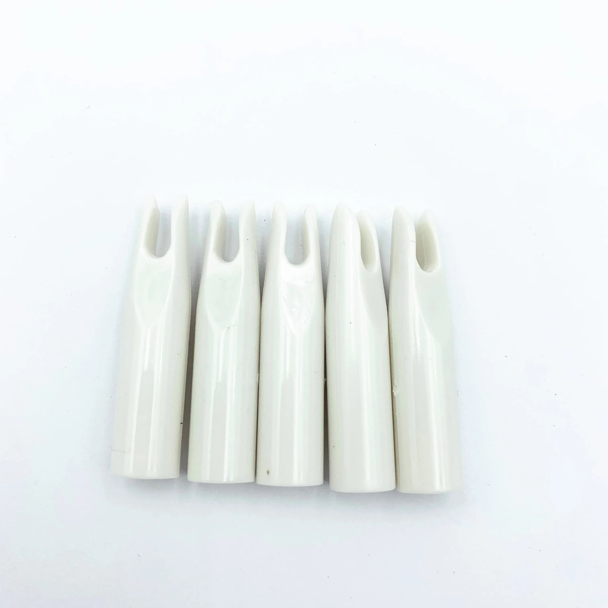 Держатели для стрел из лука 24 шт, ID 6 мм, пластик Белый, White