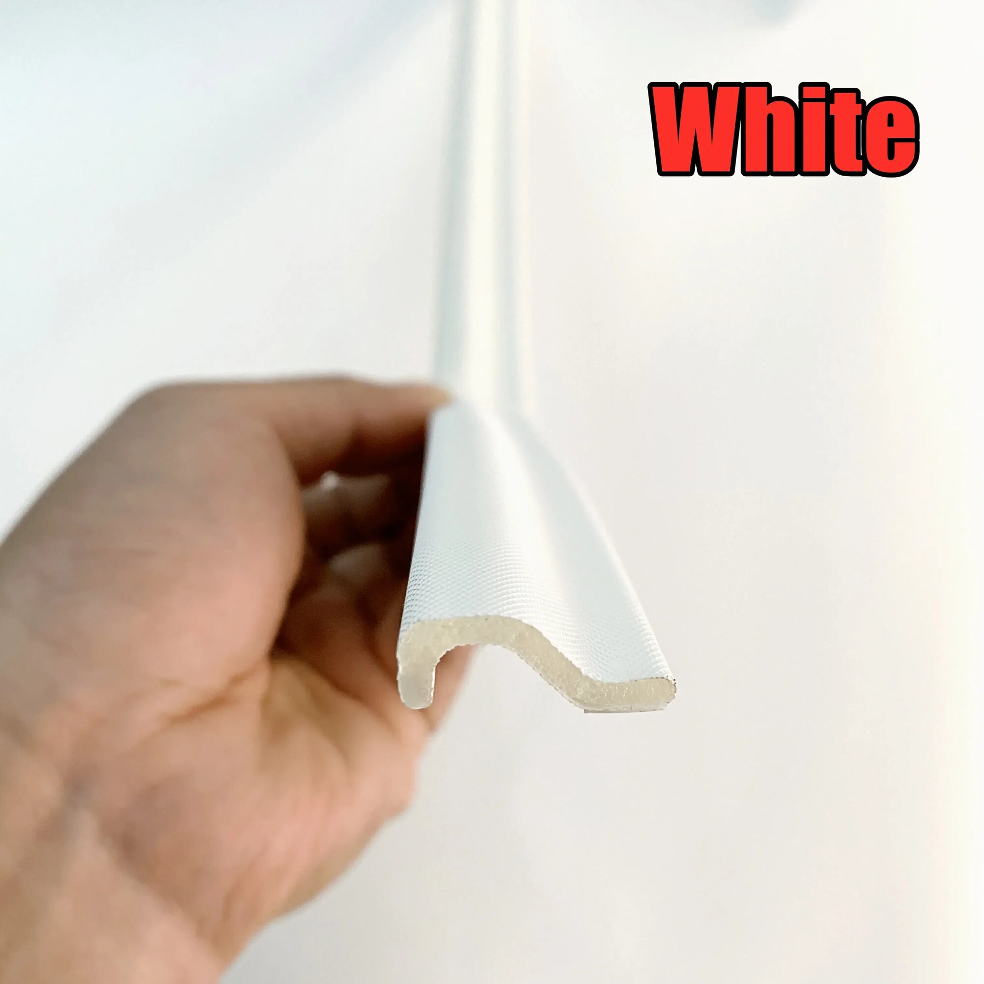 Полиуретановая уплотнительная лента для окон 40 м белый, 4 м