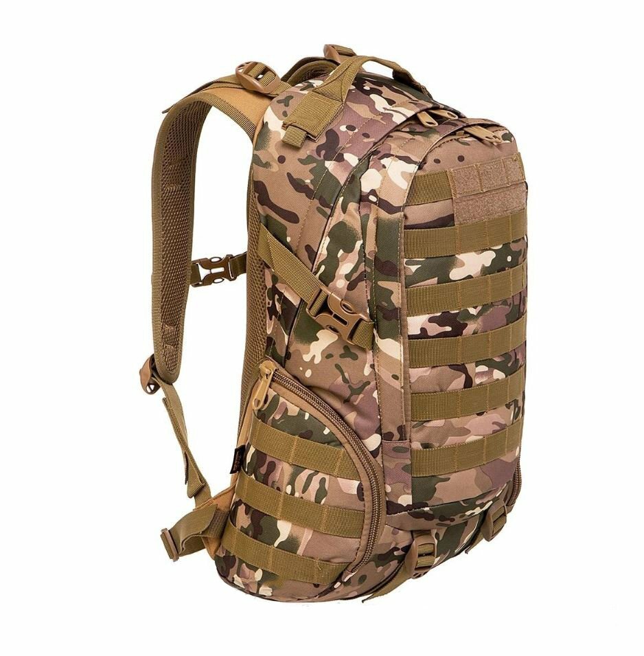 Тактический рюкзак Helios HS-9332-KMF 25L, камуфляжный, Оксфорд 600, 36x16x51 см