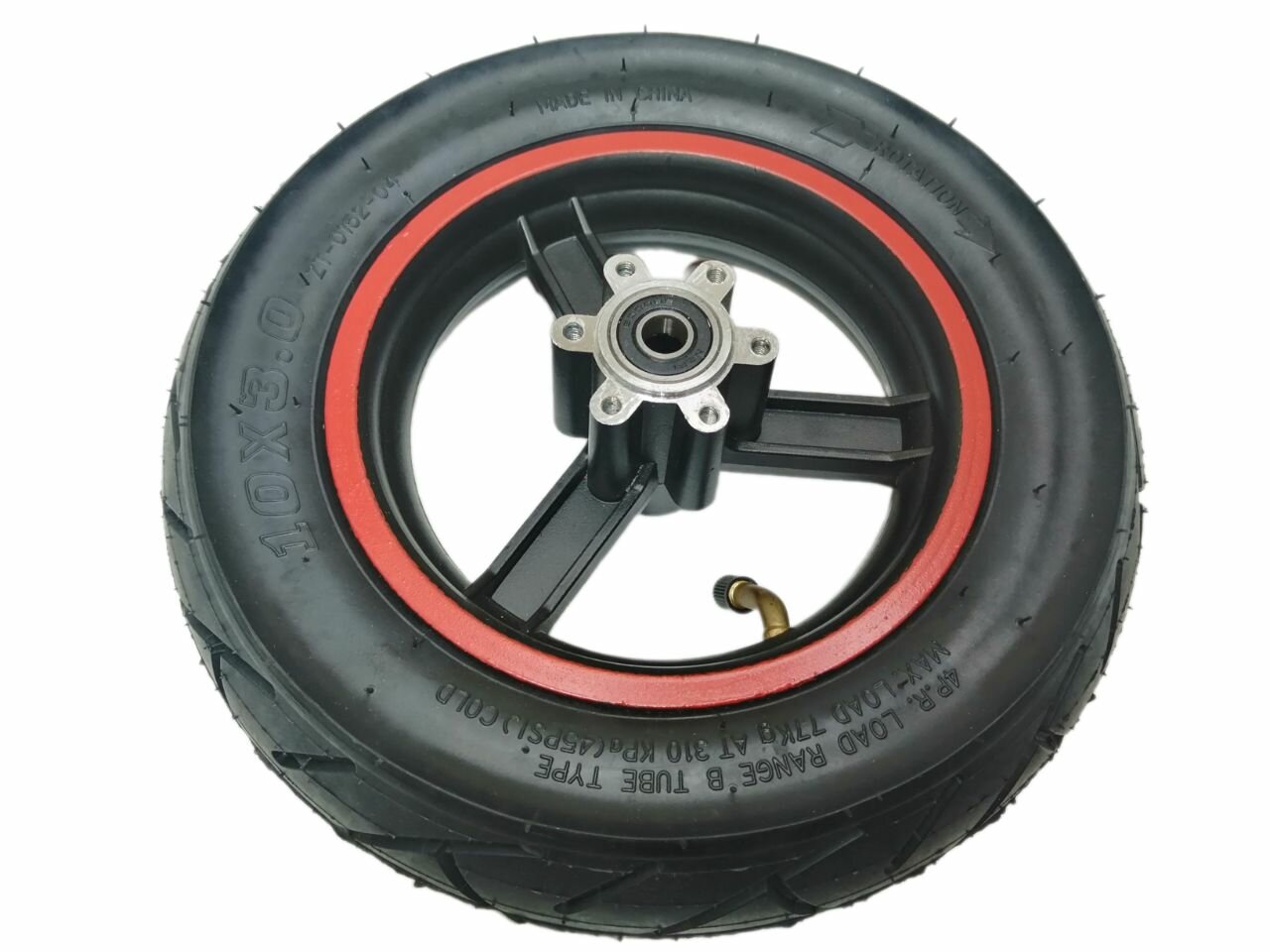 Переднее колесо с покрышкой и камерой для электросамоката Kugoo M4/M4 PRO/MAX SPEED