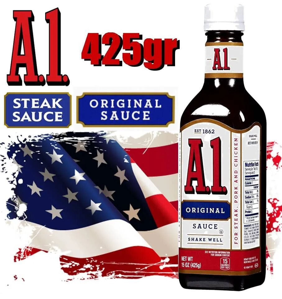 Соус для стейка А.1. BBQ №1 425г ОРИГИНАЛ Original Barbeque Steak Sauce США