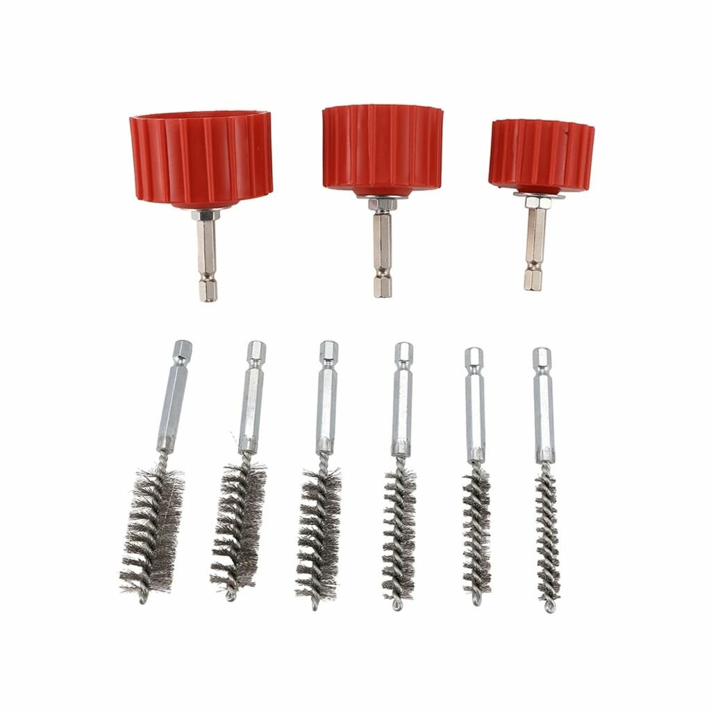 Набор для очистки медных труб с ручкой для дрели