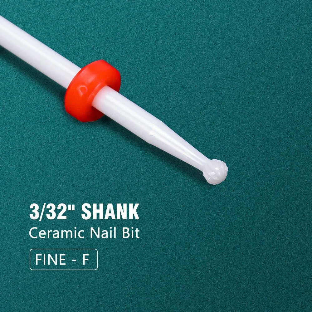 Керамическое сверло для ногтей 3/32" Shank, Fine - F, Цвет: 46