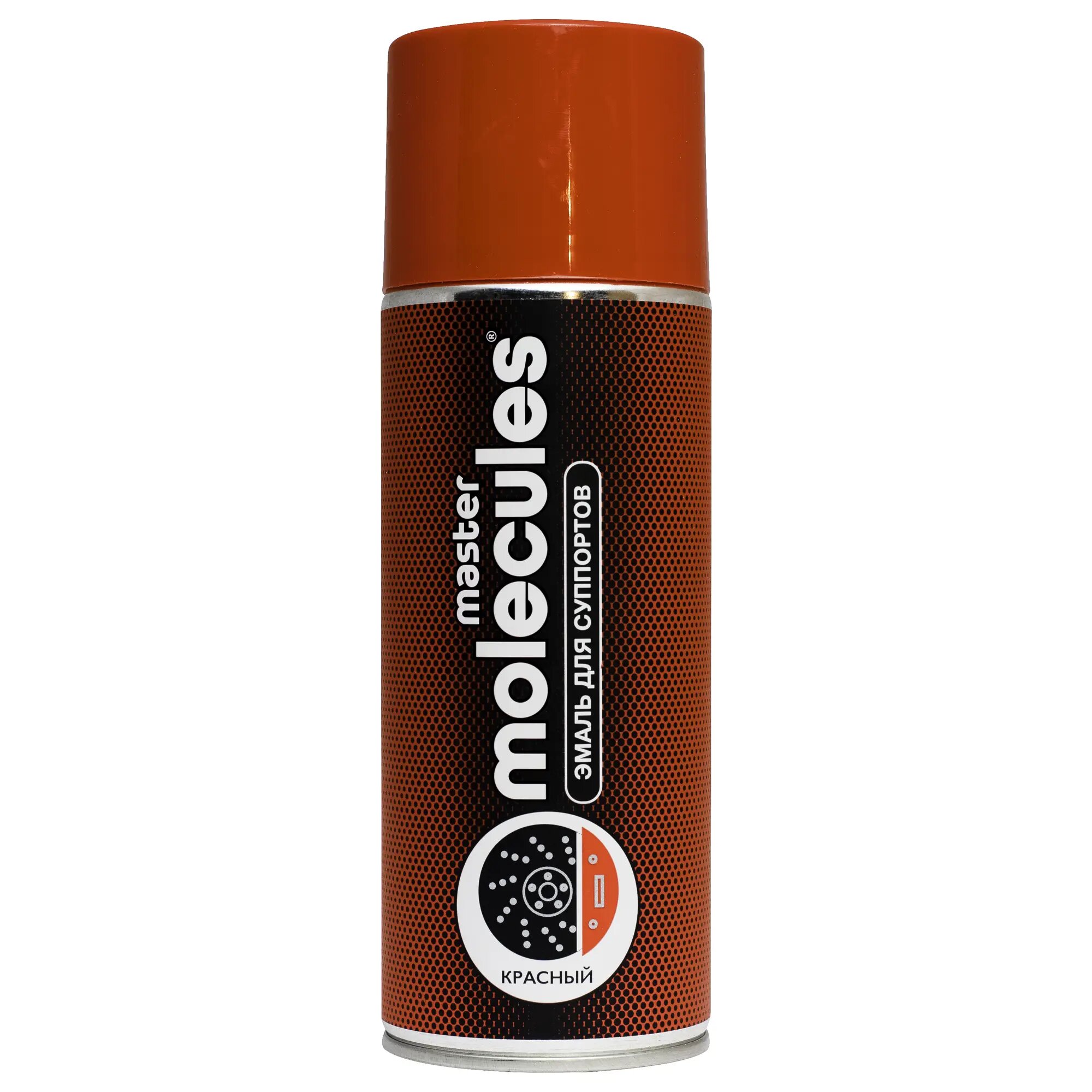Эмаль аэрозольная для суппортов Molecules 520 мл цвет красный