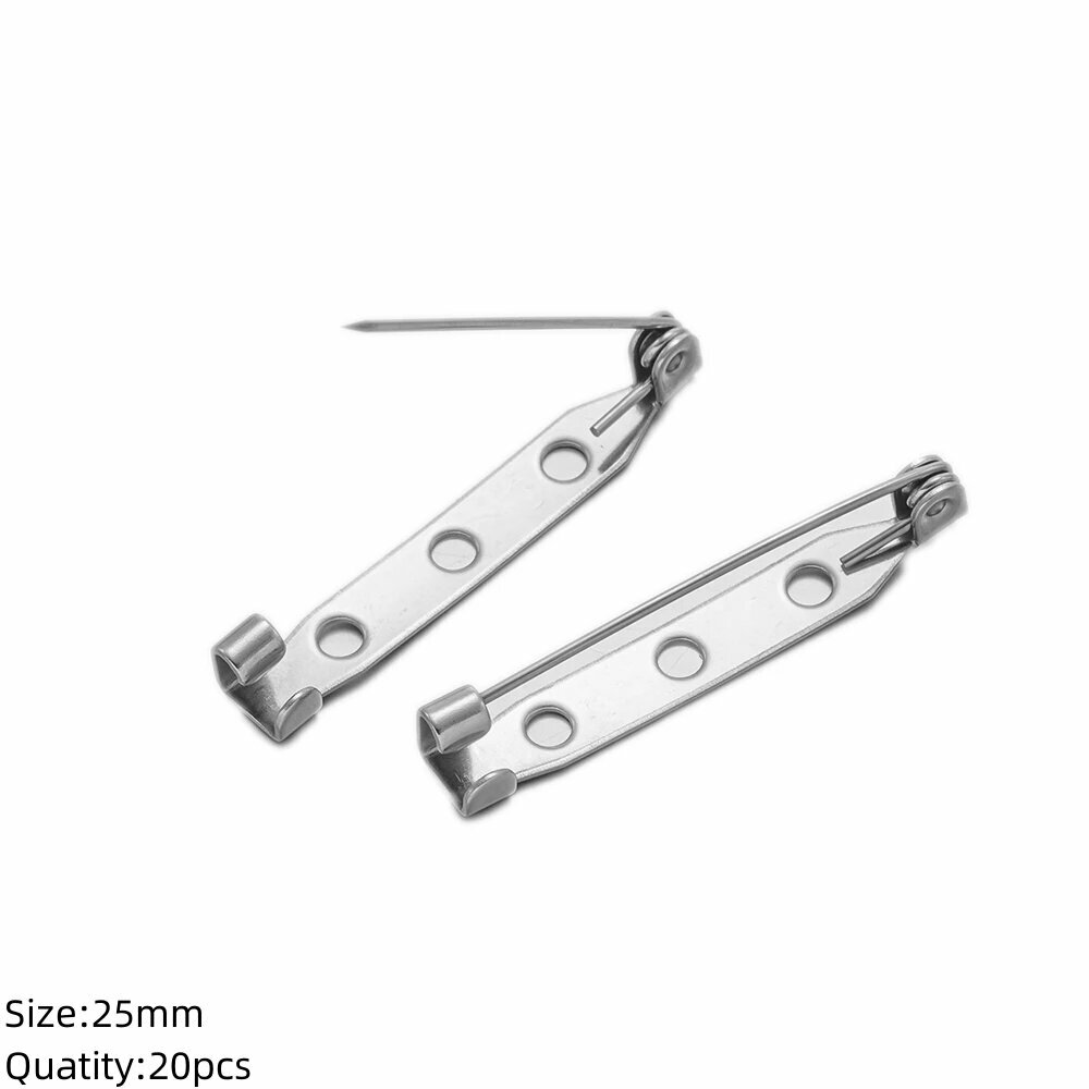 Булавки для брошей из нержавеющей стали 10/20 шт. 25mmx20pcs
