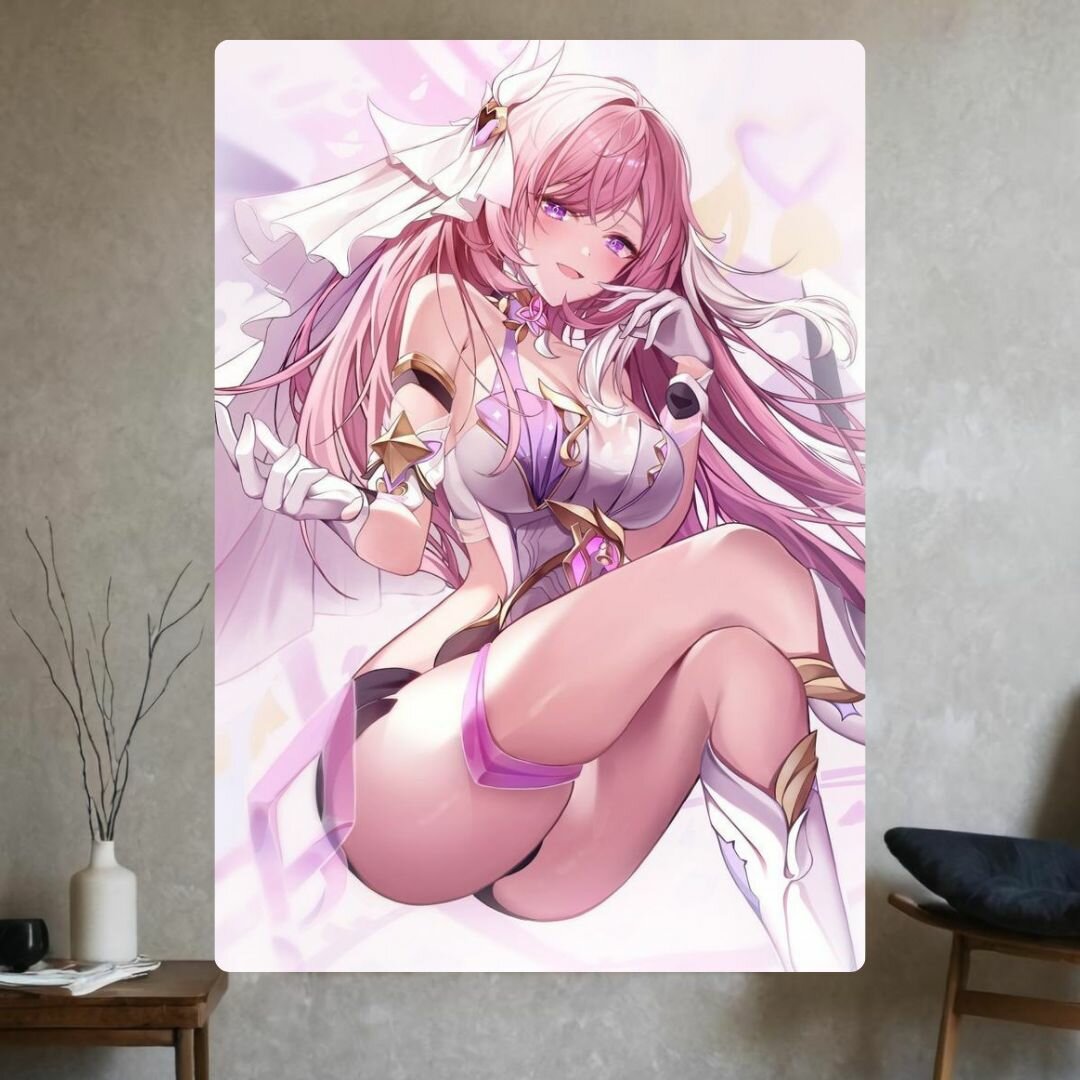Картина на металле (Honkai Impact 3rd) Elysia