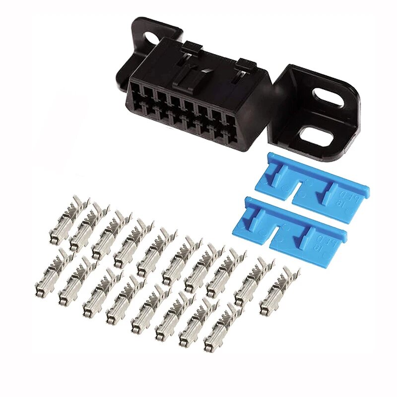 TombingKey OBD2 16-контактный гнездовой разъем