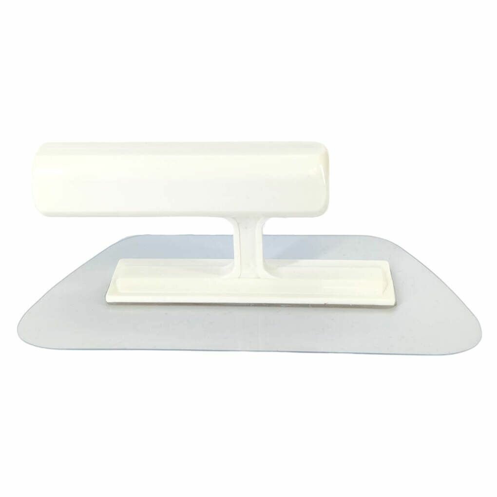 Кельма венецианская пластиковая трапециевидная мягкая прозрачная STMDecor D1159R (19*8см)