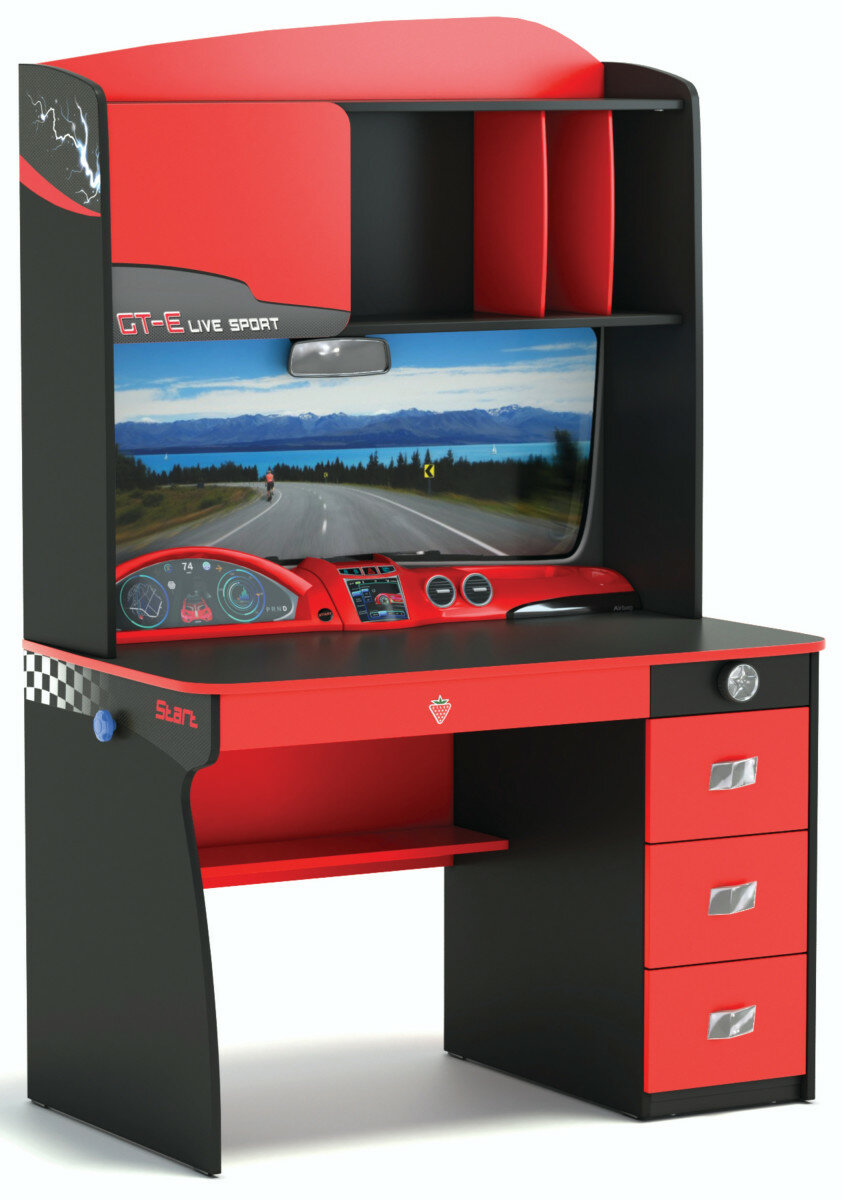 Стол Champion racer с надстройкой Cilek