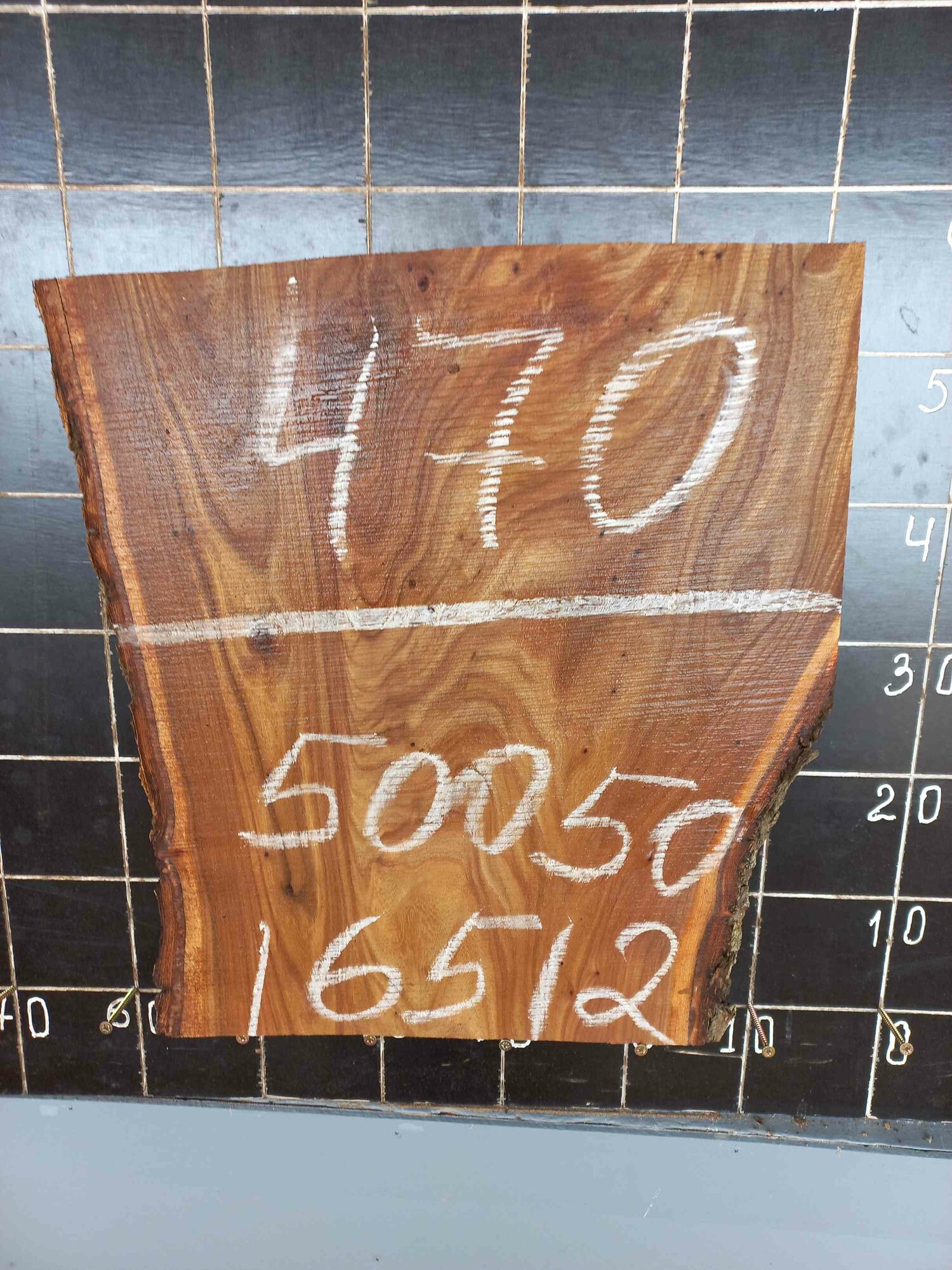 Слэб доклес Карагач 16512, для столешниц и подоконников, цельный, 5x47x50см