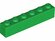 Деталь LEGO Кирпич LEGO Brick 1 x 6 3009 Green U