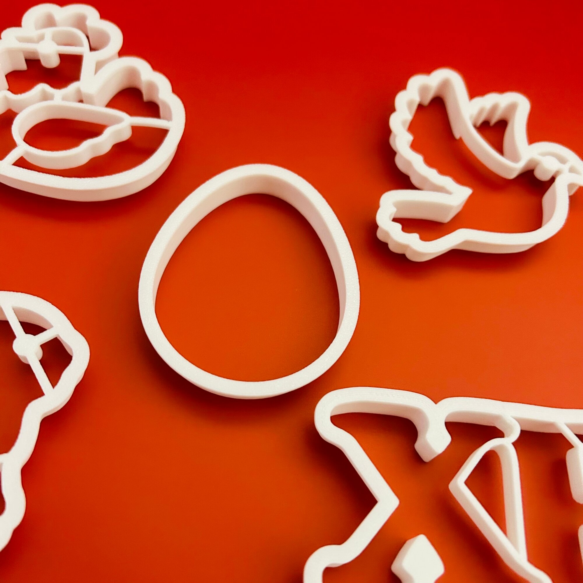 Формочки для печенья, вырубки для пряников ", светлое христово воскресение, православная пасха, воскресенье, христианский праздник" 5 шт.