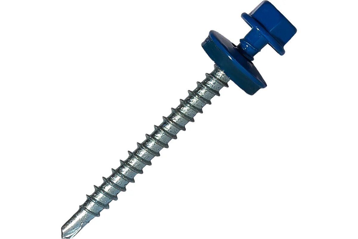 HARDWEX ТМ HWX2-W-P5-4.8x50 мм саморез кровельный по дереву, RAL 5005, 200 шт.