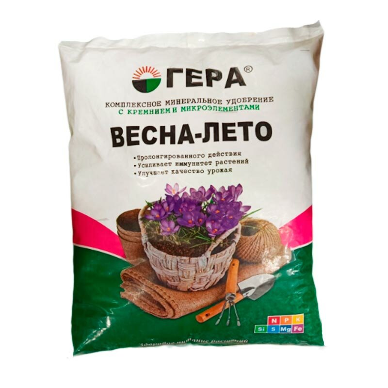 Удобрение минеральное гера Весна-лето универсальное 900 г