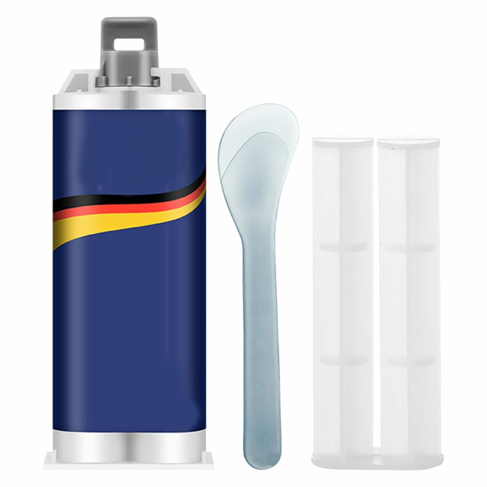 Клей для ремонта чугуна, сильная адгезия, 50 г/1,8 унции, со скребком для толкателя для фиксации радиатора масляного бака, 25 мл, высокопрочный связующий агент для металлов