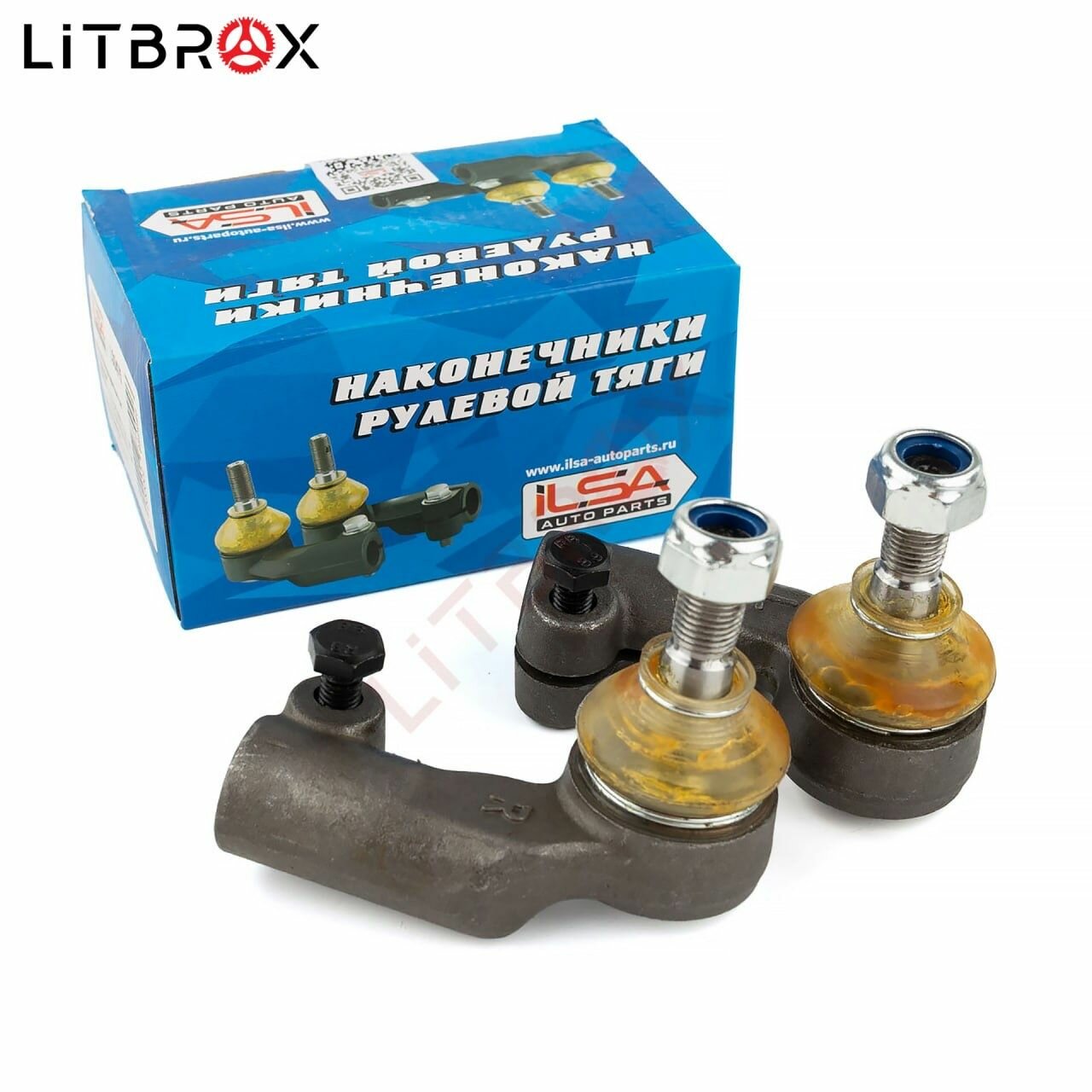Наконечники рулевых тяг (наружные) (левый+правый) (к-т. 2шт.) "ILSA" 2110-2112, 2170-2172 Priora / LS0475 / 2110-3414056/57