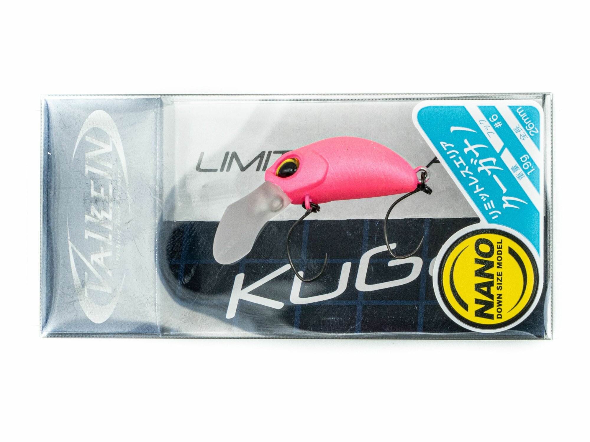 Японский воблер на форель ValkeIN Kuga Nano, 1.9 гр, M171 Glow / Форелевые приманки