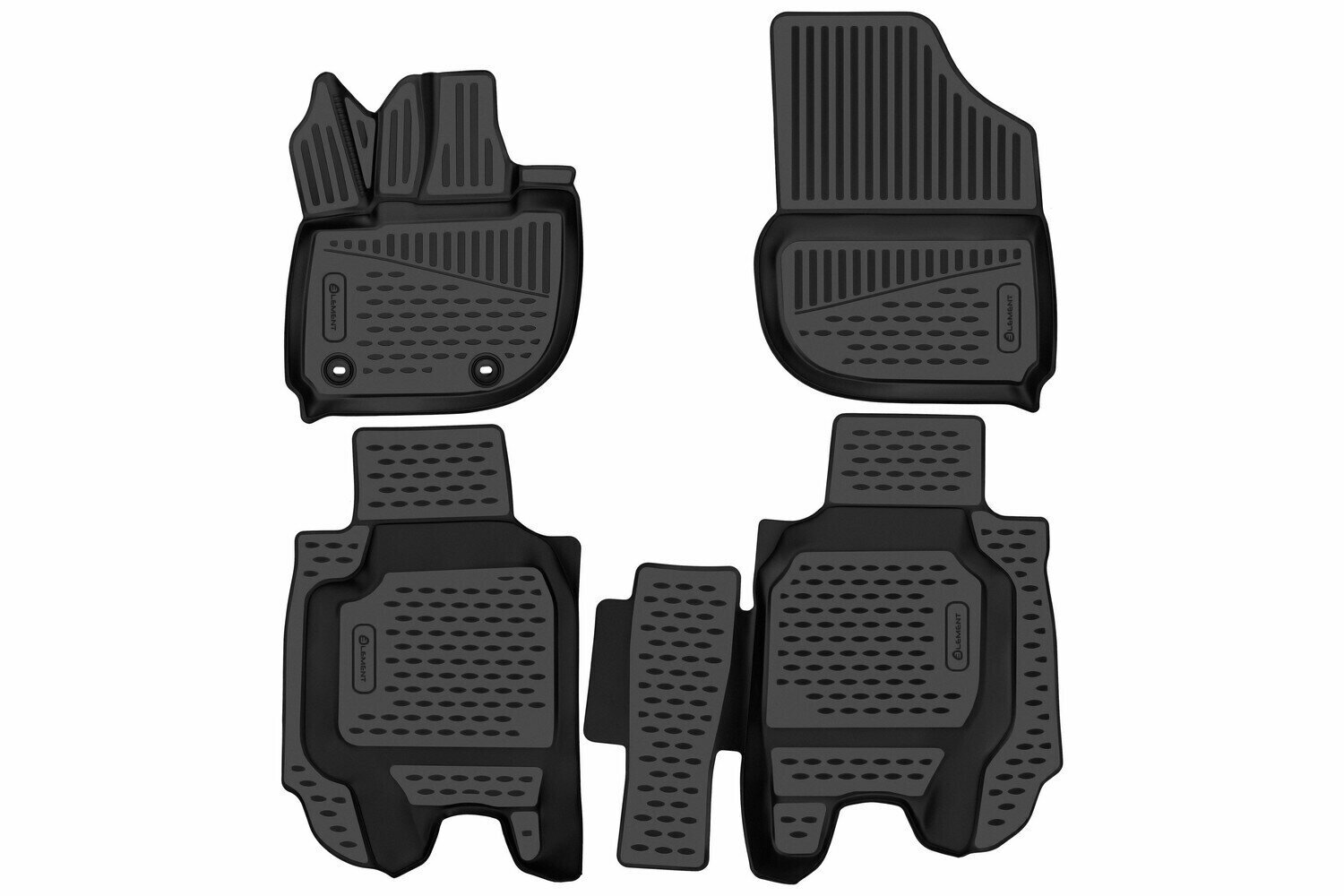 Коврики в салон авто для HONDA Vezel (II) 2021 - 4шт. (полиуретан) арт. ELEMENT3DA68662210K