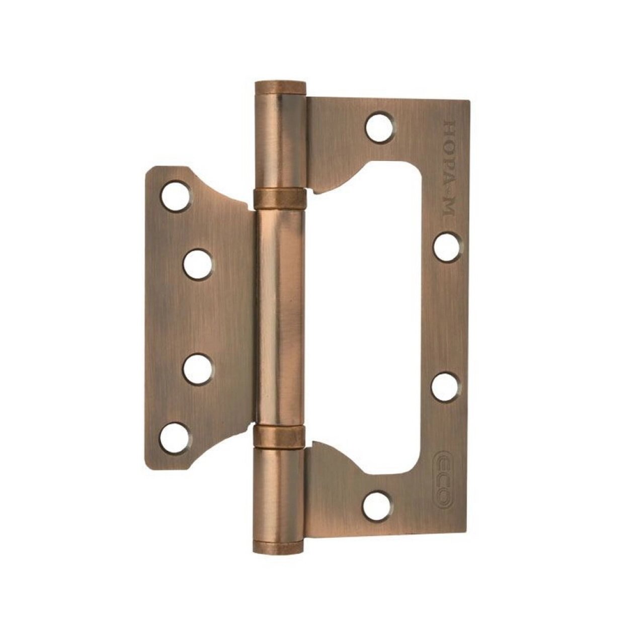 Нора-м Петля накладная универсальная 800-4 FHP-STD 100х75х2.5 мм старая медь