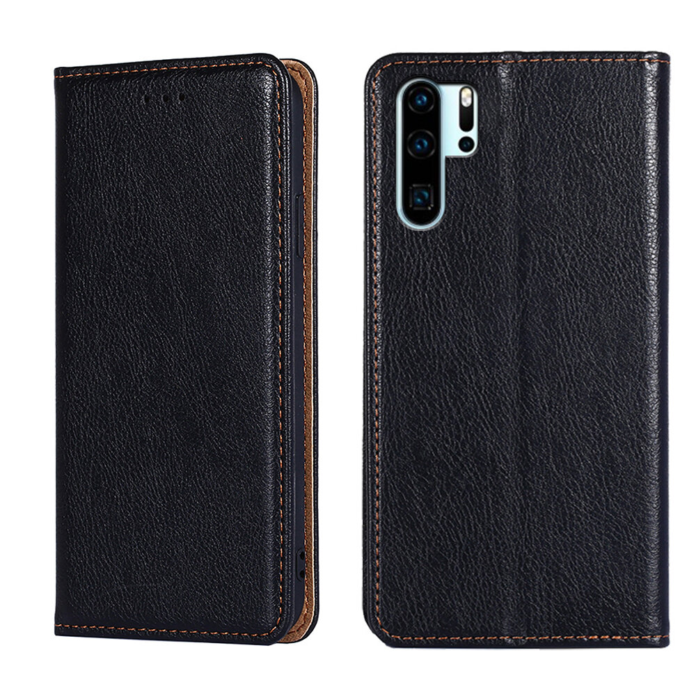 Чехол-книжка MyPads для Huawei P30 Pro / Хуавей P30 Про,(черный)