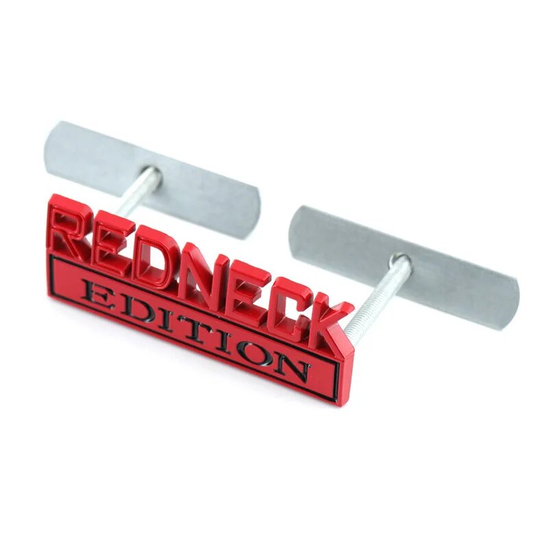 Автомобильная наклейка Redneck Edition, значок, эмблема, капот, решетка для Subaru Наклейка для Honda Jeep Ford Nissan Lexus Peugeot Lada Mazda Renault Buick