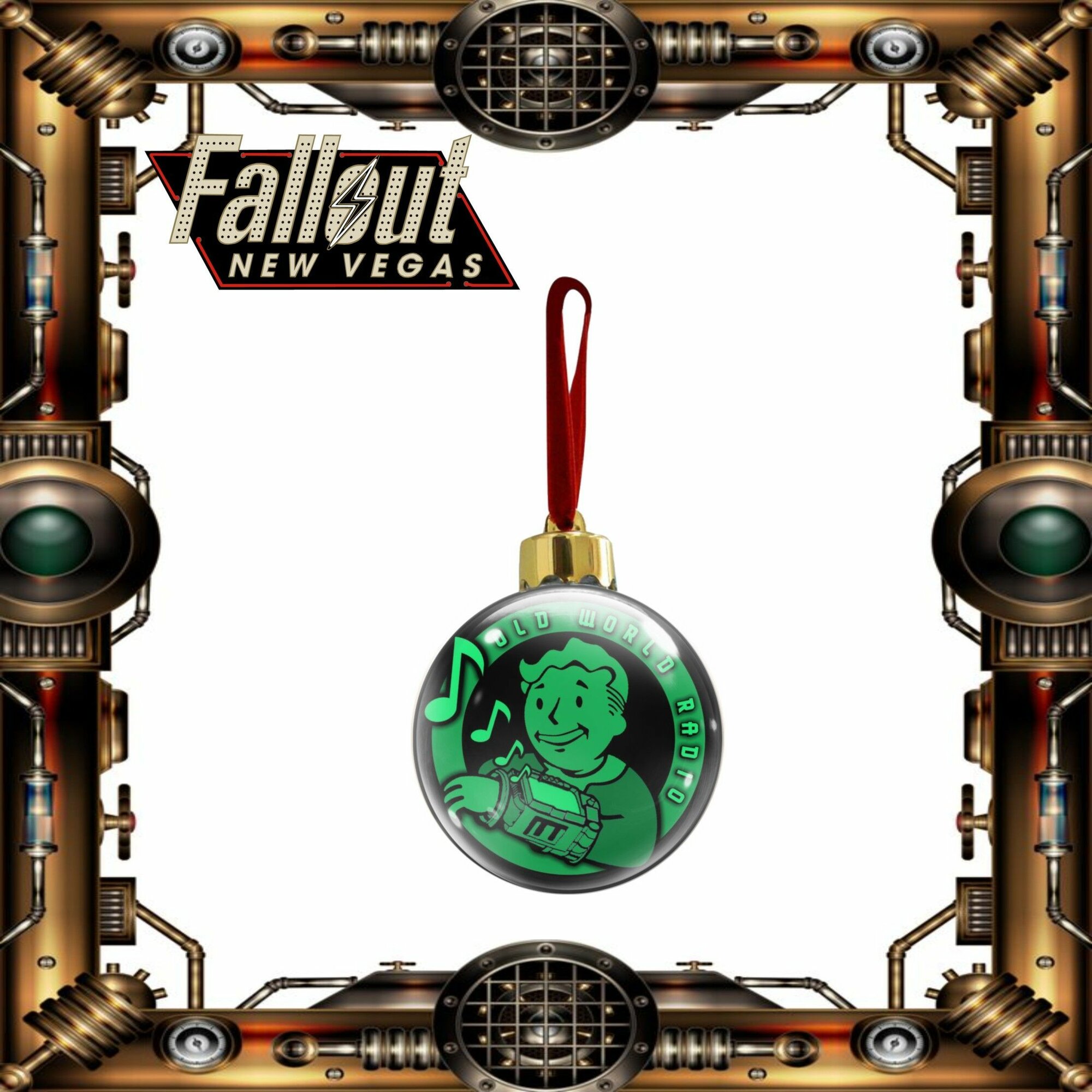 Елочный шар с принтом "Фоллаут", Fallout