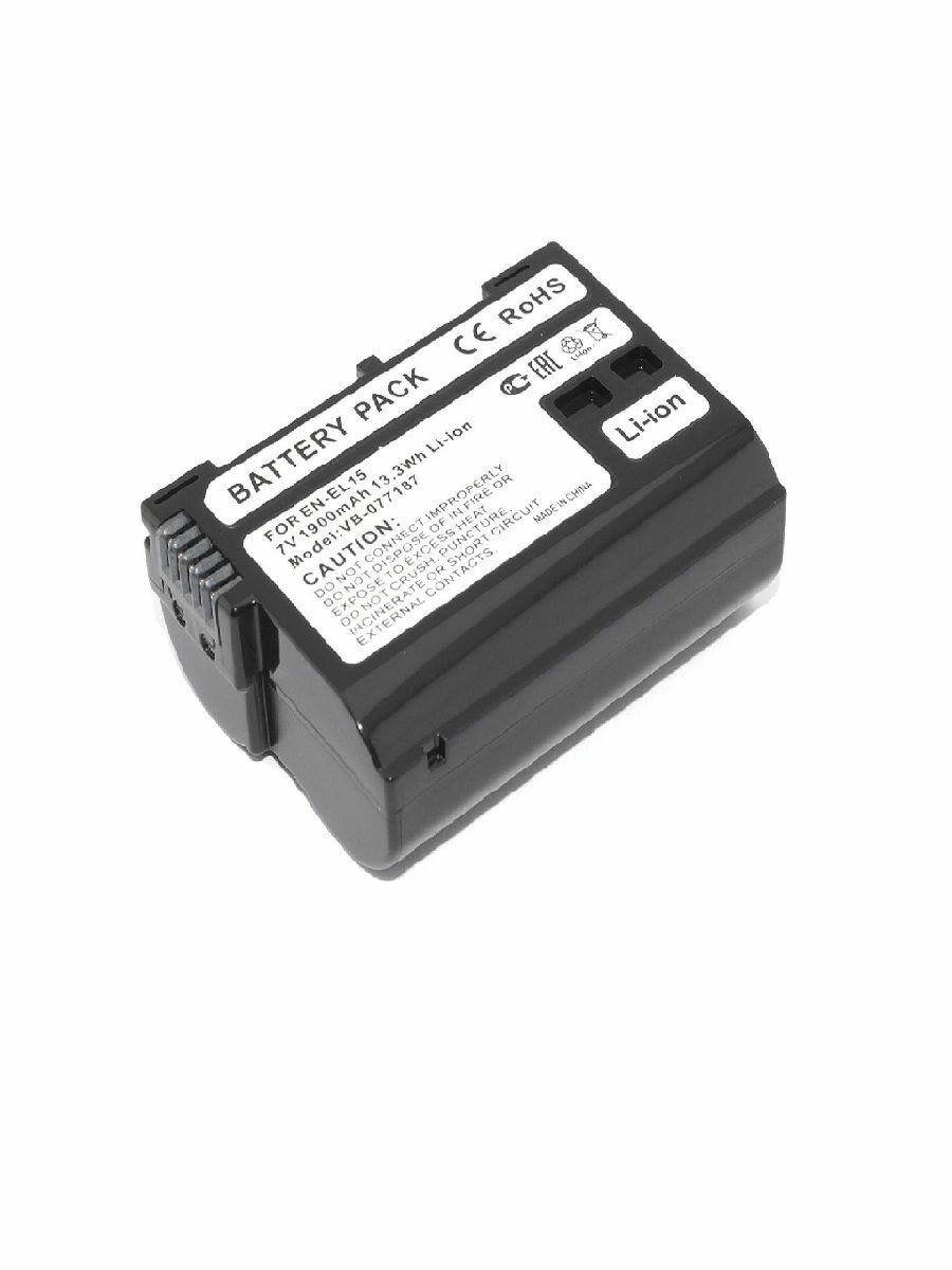 Аккумулятор EN-EL15 для фотоаппарата Nikon 1 V1, D600, D610 , 7V 1900mAh