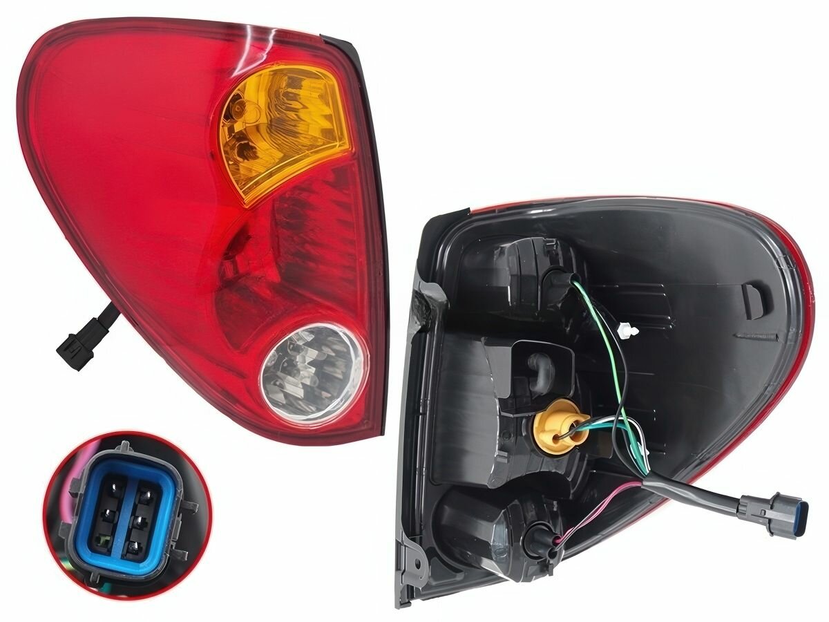 Фонарь задний левый для Митсубиси L200 арт ST2141993L SAT