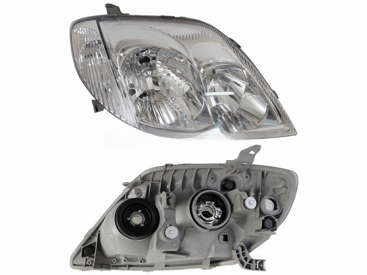 Фара правая, галоген, ручная регулировка для Ниссан Примера, Тойота Королла арт ST21211C9R SAT