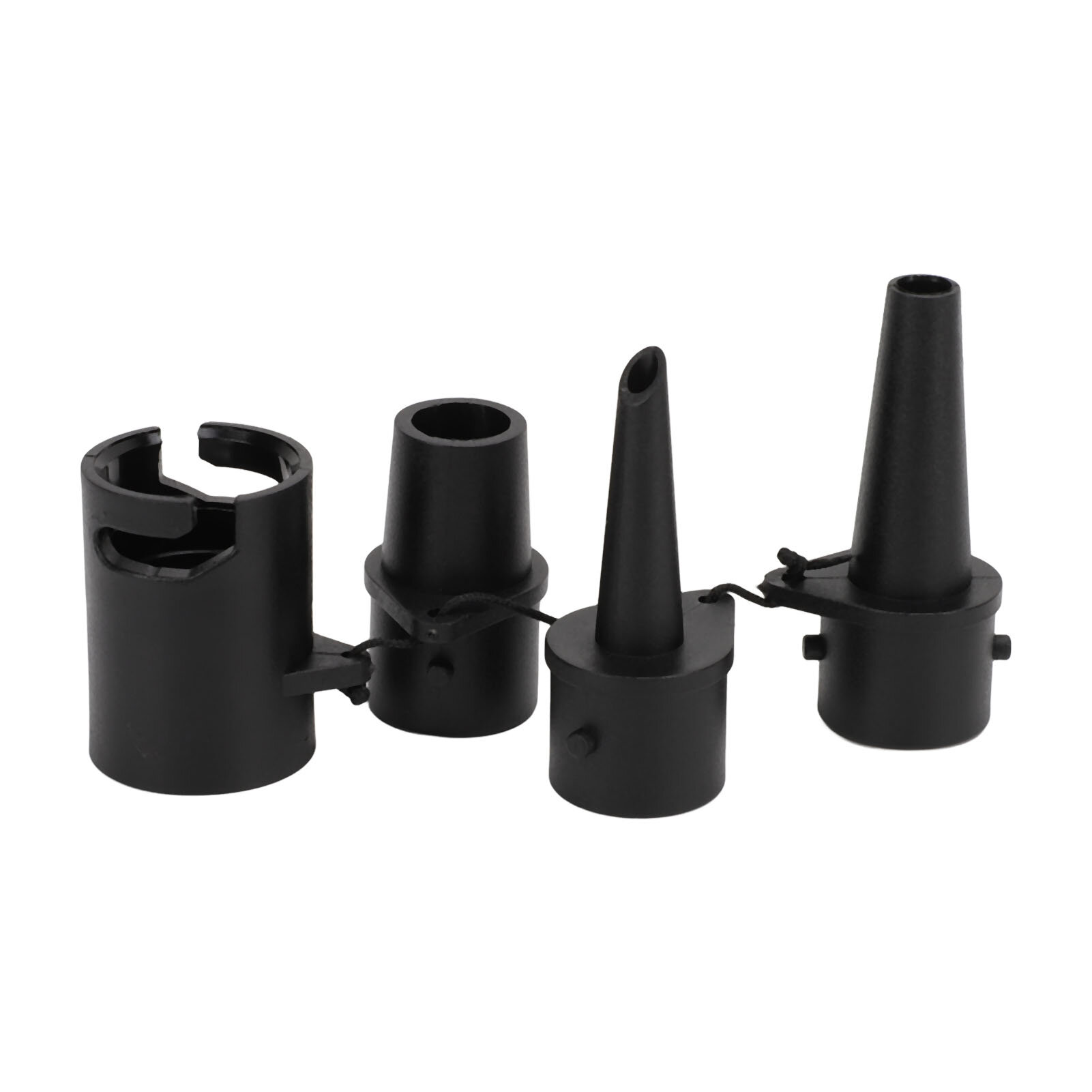 Сменные нейлоновые насадки для воздушных насосов, 3 размера, герметичные, для надувных матрасов, плавательных кругов и бассейнов.