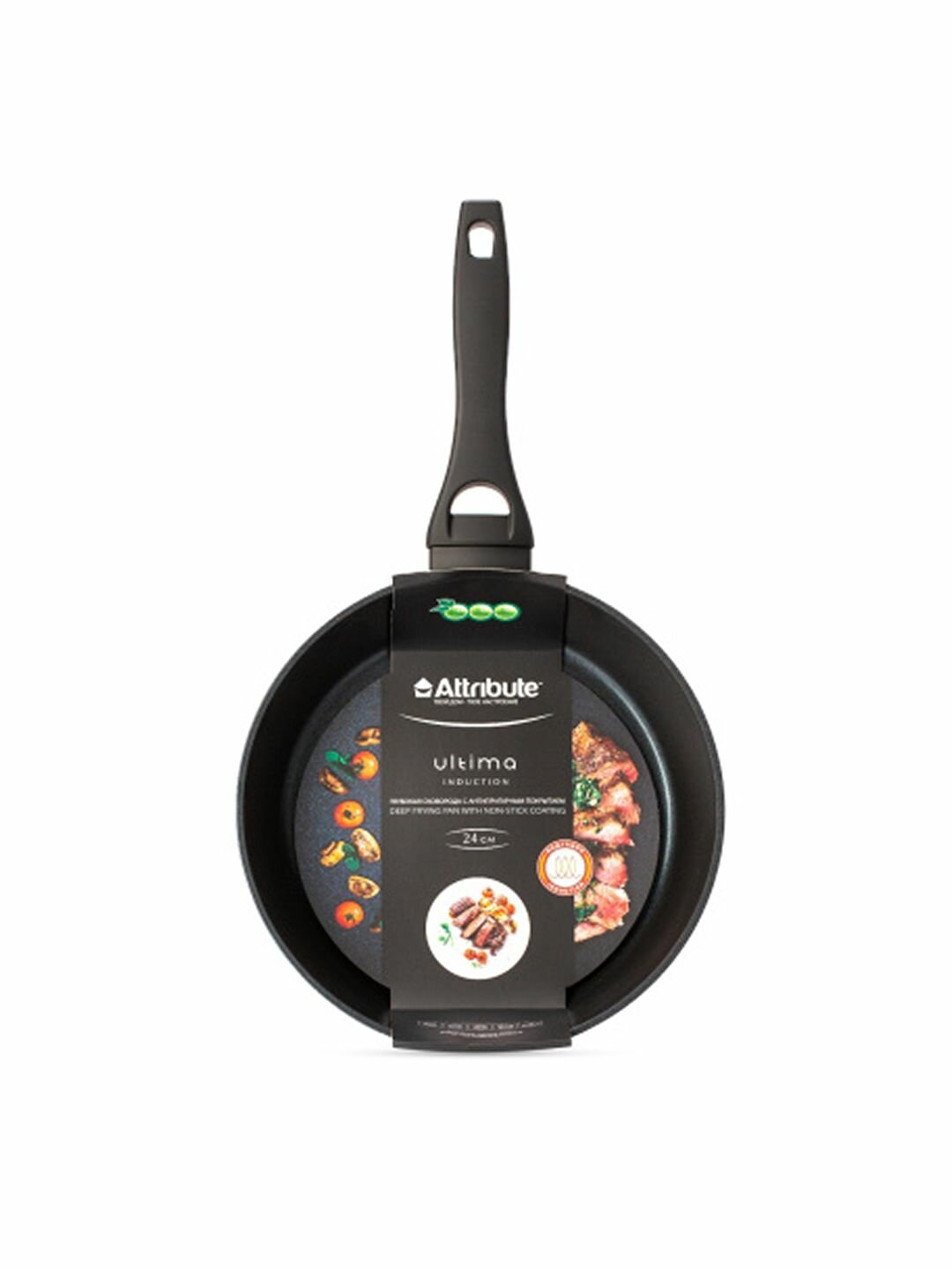 Сковорода 24см, ULTIMA, индукция, алюминий, антипригарное покрытие
