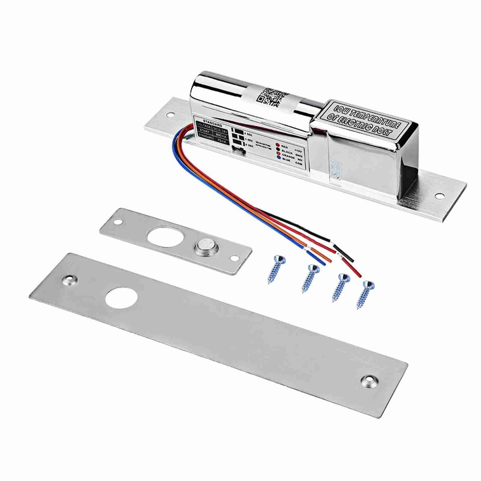 Магнитно-электрический врезной замок для дверей с управлением DC10V-18V и магнитным сигналом.