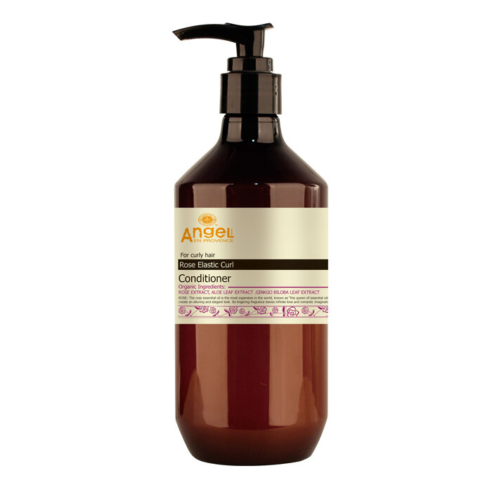 Angel Provence Кондиционер для кудрявых/вьющихся волос с экстрактом Розы Rose Elastic Curl Conditioner, 400 мл