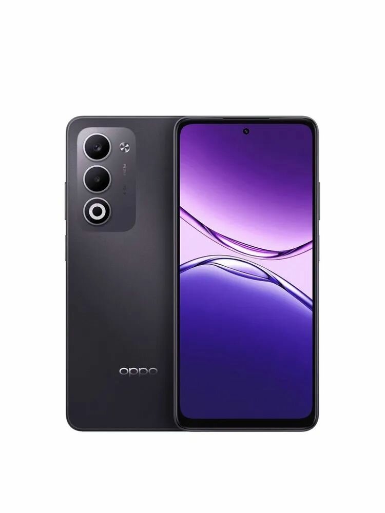 Смартфон OPPO A6i CN 5G 6.67 дюйм 6000 мАч Dimensity6300 задняя двойная камера 120 Гц 8/128 ГБ, черный