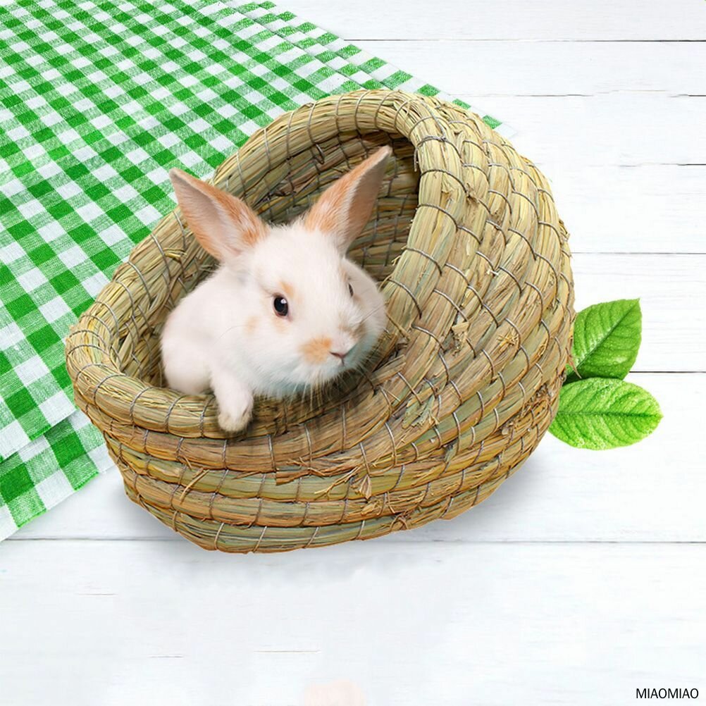 Домик Из Травы Для Грызунов Дом Для Кроликов 20.00X15.00X13.00Cm